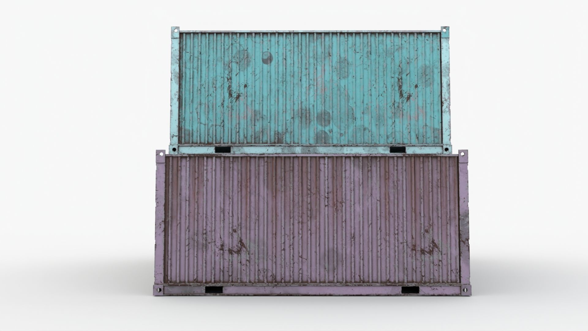 Realistic Shipping Container 3D model | CGTrader