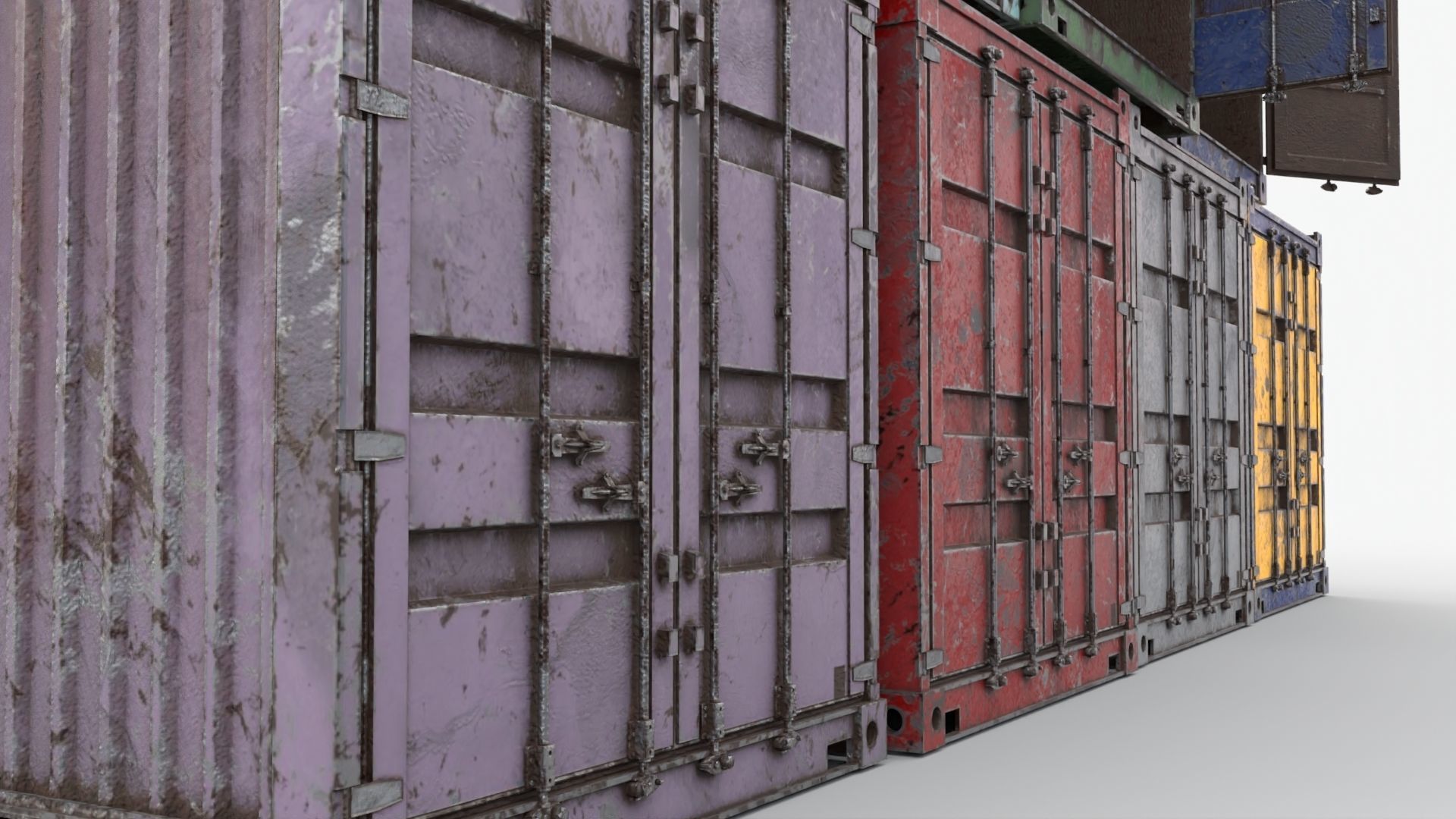 Realistic Shipping Container 3D model | CGTrader