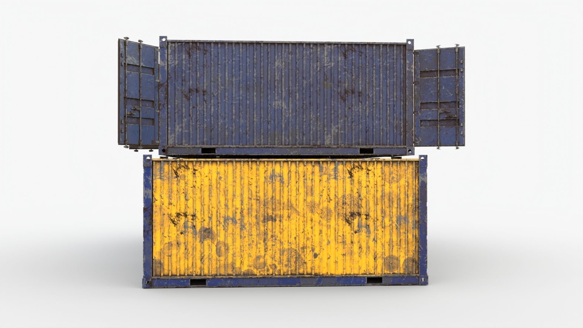 Realistic Shipping Container 3D model | CGTrader