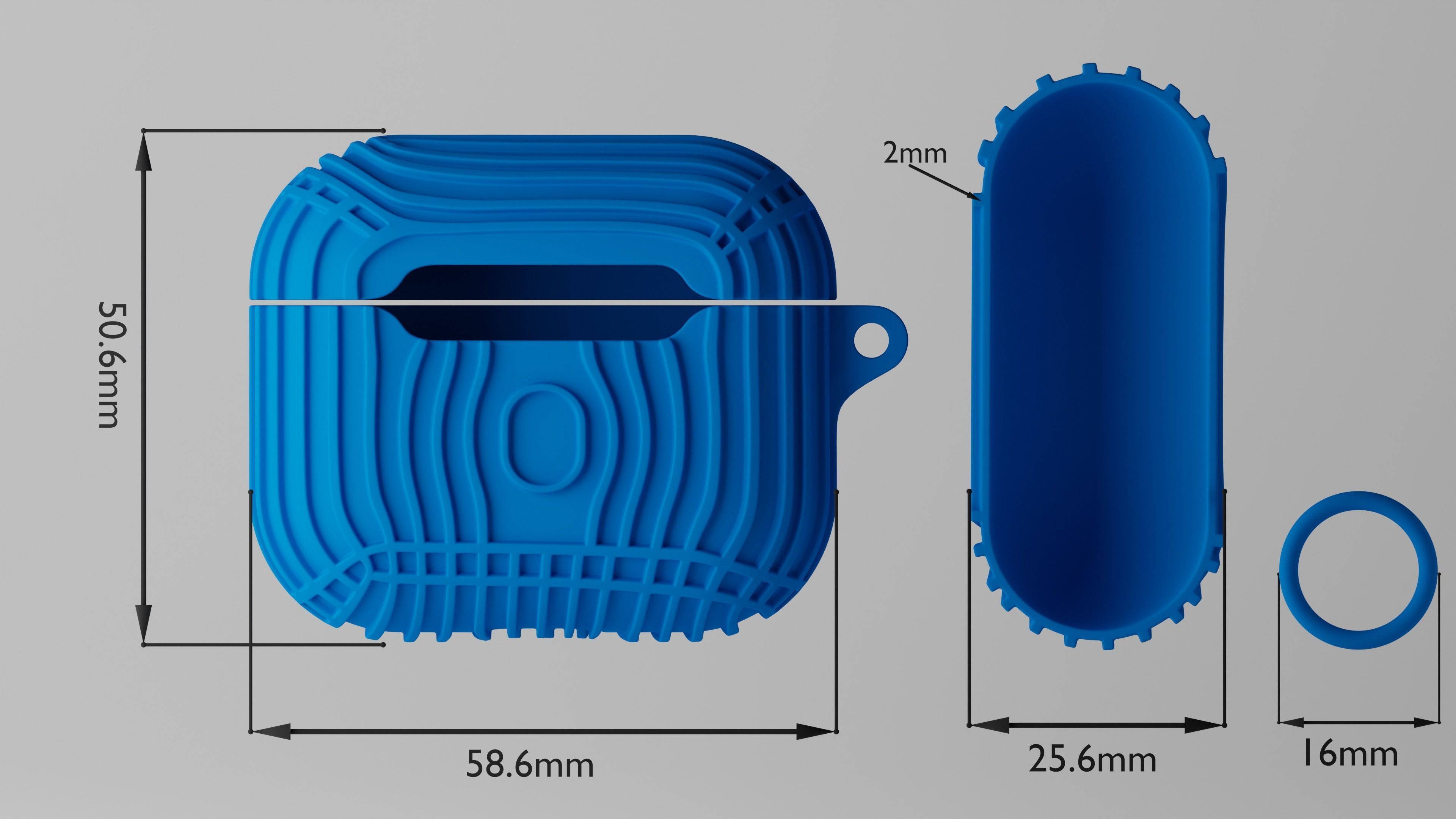 AirPods 3 case 3D model 3D printable | CGTrader