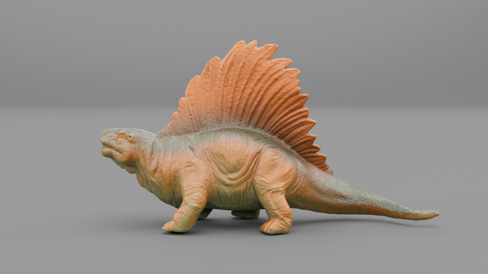 3D model Dimetrodon dinosaur toy VR / AR / low-poly | CGTrader