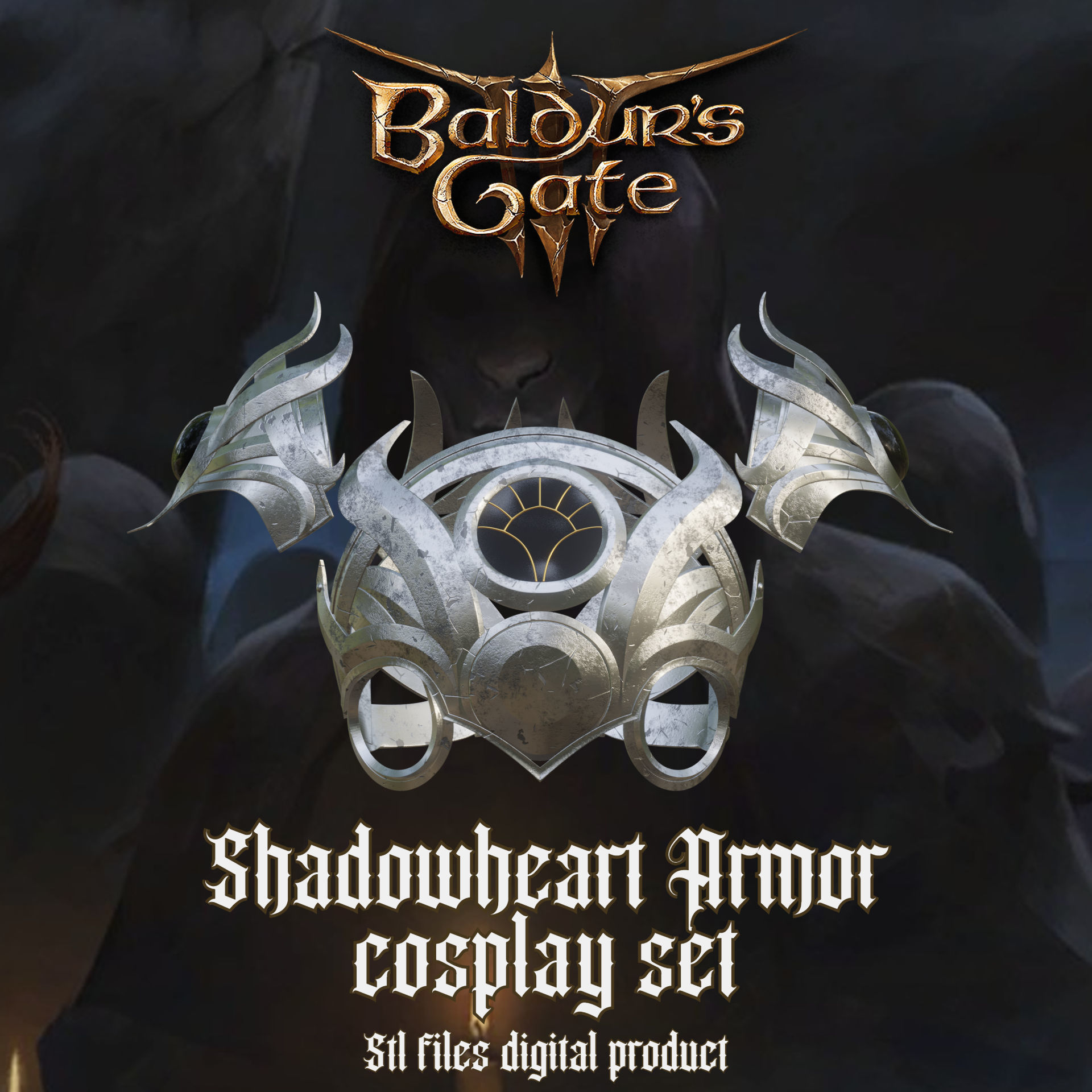 Shadowheart Armor Baldurs Gate 3 3D model 3D printable | CGTrader