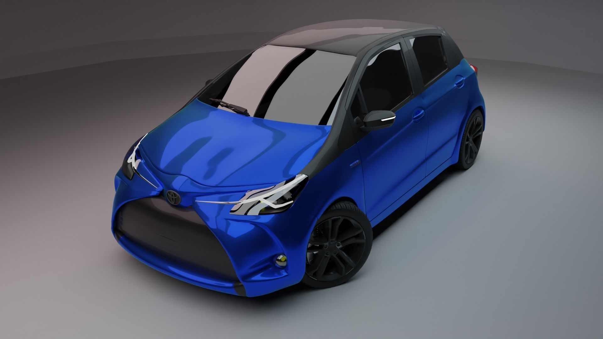 Toyota Yaris Hybrid 3D model | CGTrader
