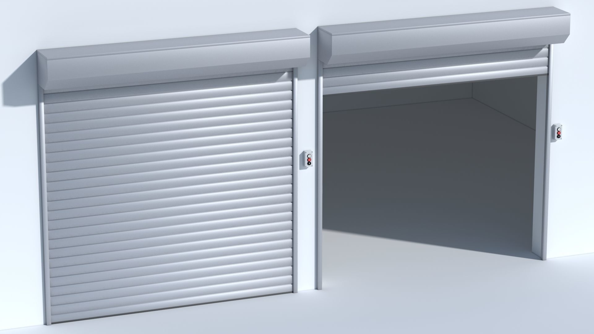 3D model Roll Door VR / AR / low-poly | CGTrader