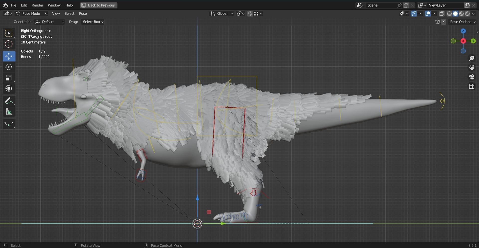 3D model Tyrannosaurus Rex with feathers VR / AR / low-poly | CGTrader