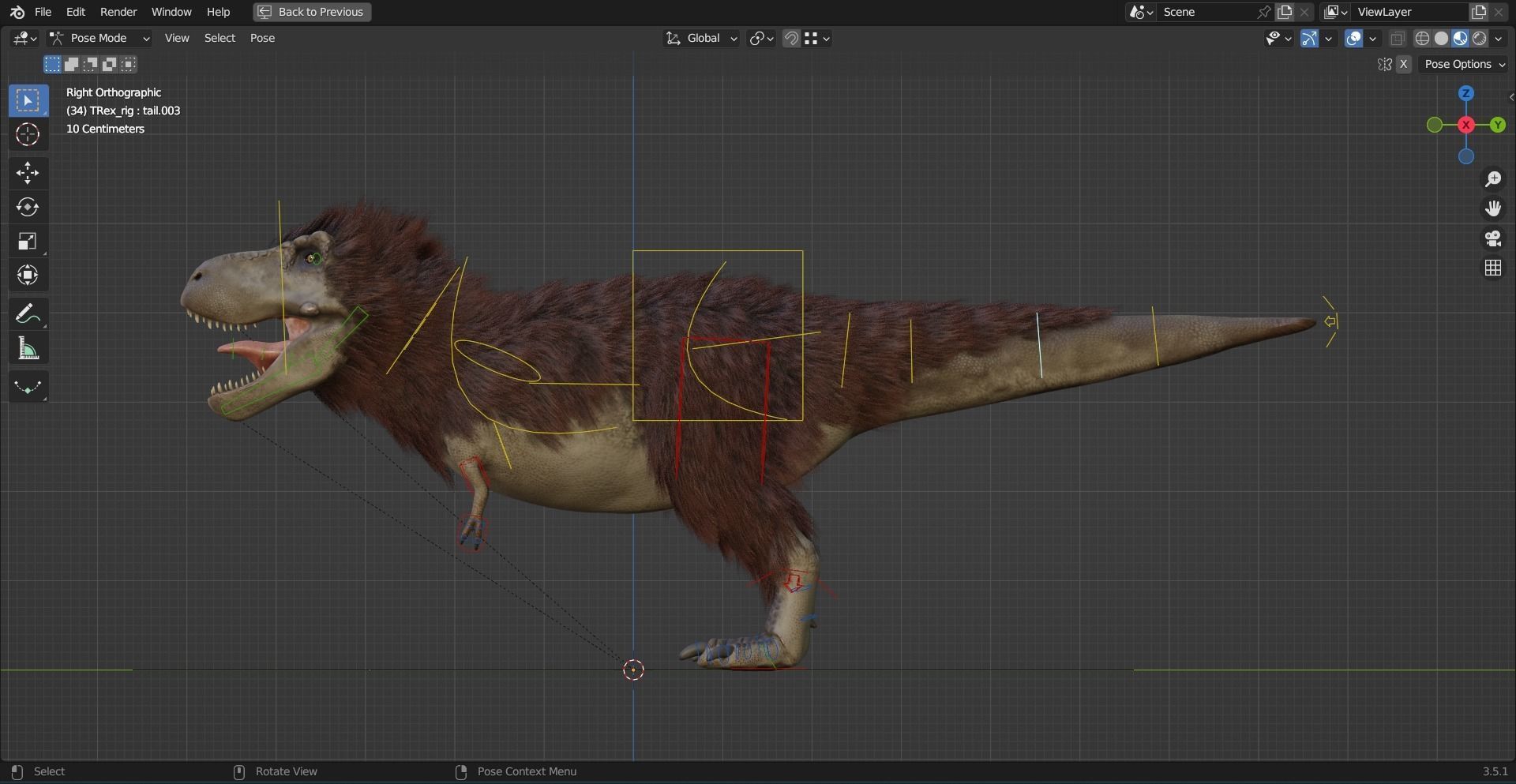 3D model Tyrannosaurus Rex with feathers VR / AR / low-poly | CGTrader