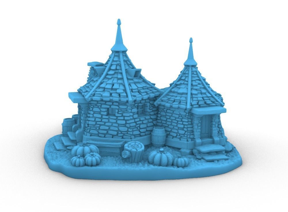 Hagrid s hut from Harry Potter - 3D Model File STL 3D model 3D ...