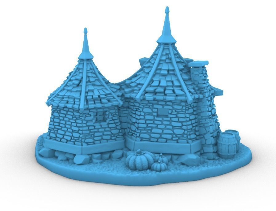 Hagrid s hut from Harry Potter - 3D Model File STL 3D model 3D ...