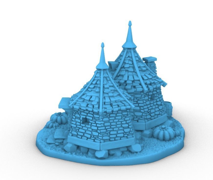 Hagrid s hut from Harry Potter - 3D Model File STL 3D model 3D ...