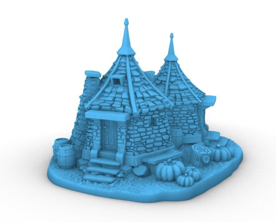Hagrid s hut from Harry Potter - 3D Model File STL 3D model 3D ...