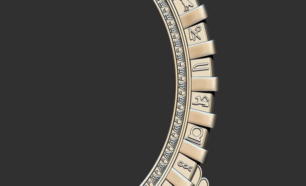 Egyptian Pharaonic Mirror Frame 3D printable cnc model 3D model 3D ...