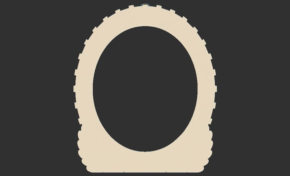 Egyptian Pharaonic Mirror Frame 3D printable cnc model 3D model 3D ...