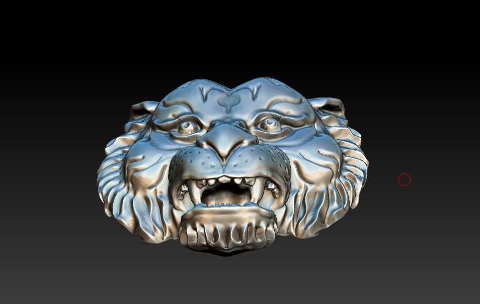 Tiger face head3D print model 3D model 3D printable | CGTrader