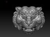 Tiger face head3D print model 3D model 3D printable | CGTrader