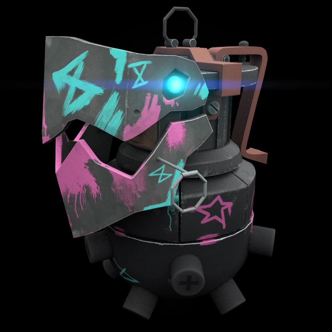 Jinx BOOM Grenade 3D model animated | CGTrader