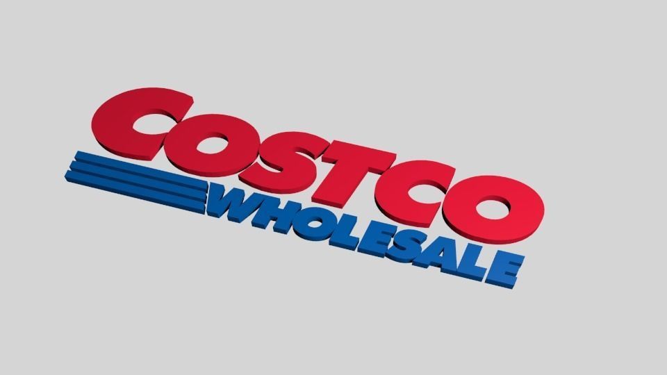 Costco Wholesale Logo 3D model 3D printable | CGTrader