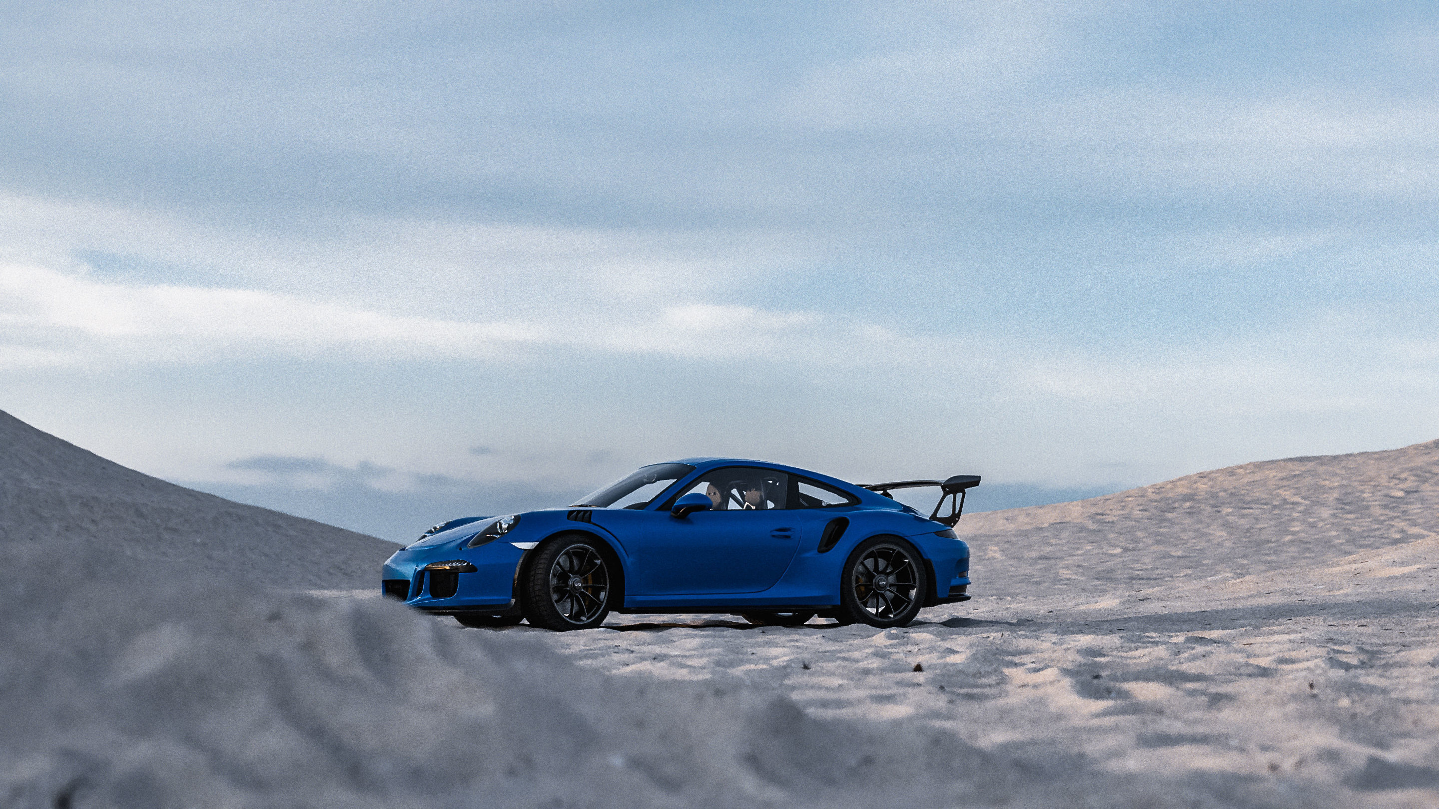 Beach Automotive Render Scene Cinema 4D and FBX File Textured 3D model ...