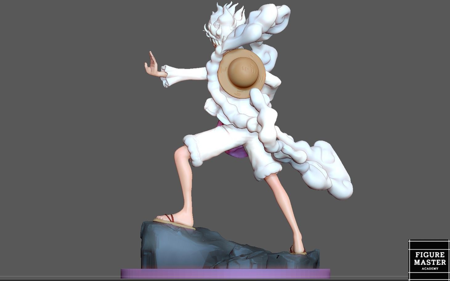 LUFFY GEAR 5 ONE PIECE ANIME 3D MODEL 3D model 3D printable | CGTrader