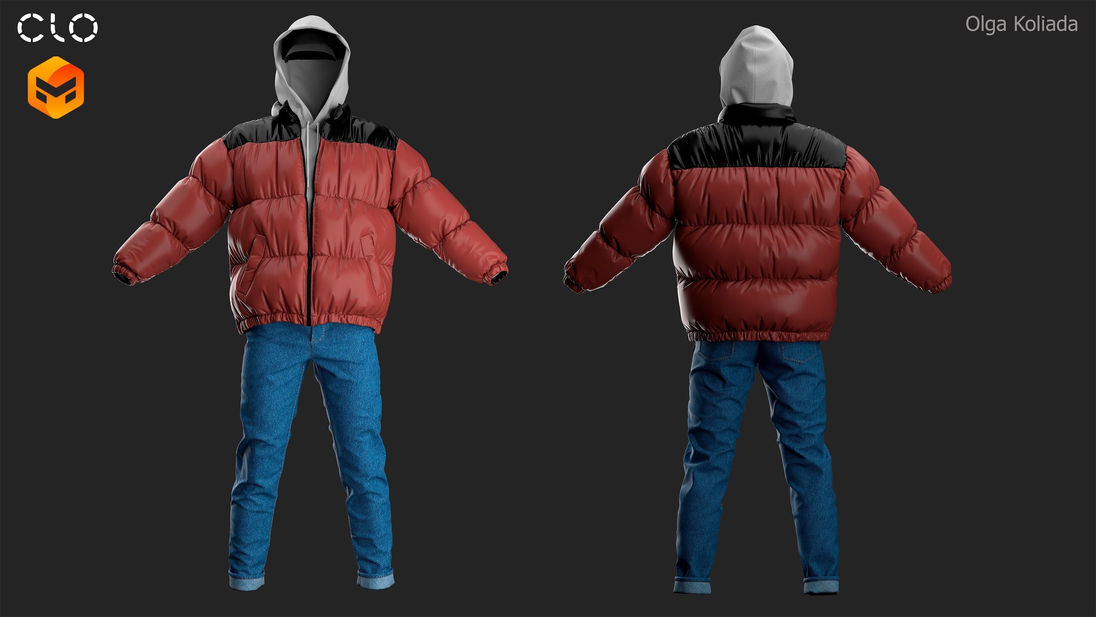 Urban outfit Marvelous Designer project and OBJ 3D model | CGTrader