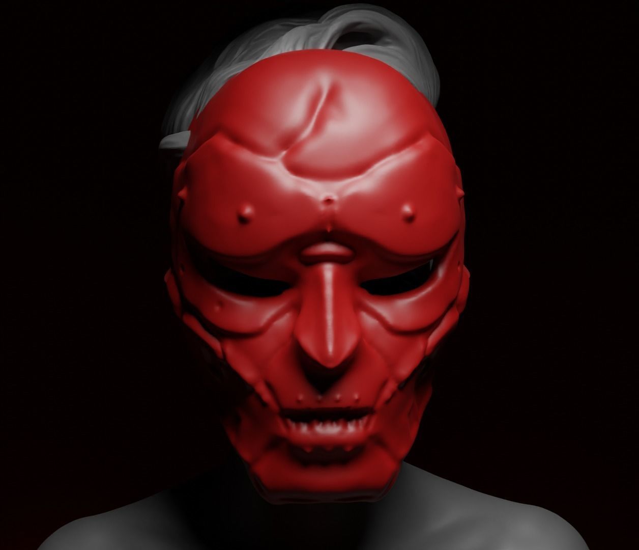 Doom Game Cosplay Mask - Costume Mask 3D model 3D printable | CGTrader