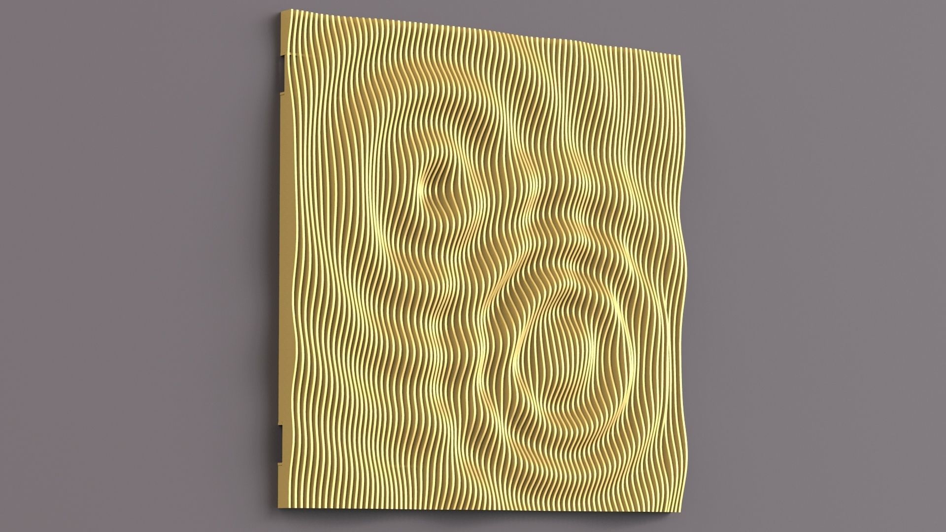 Parametric Wall Panel 3D model | CGTrader