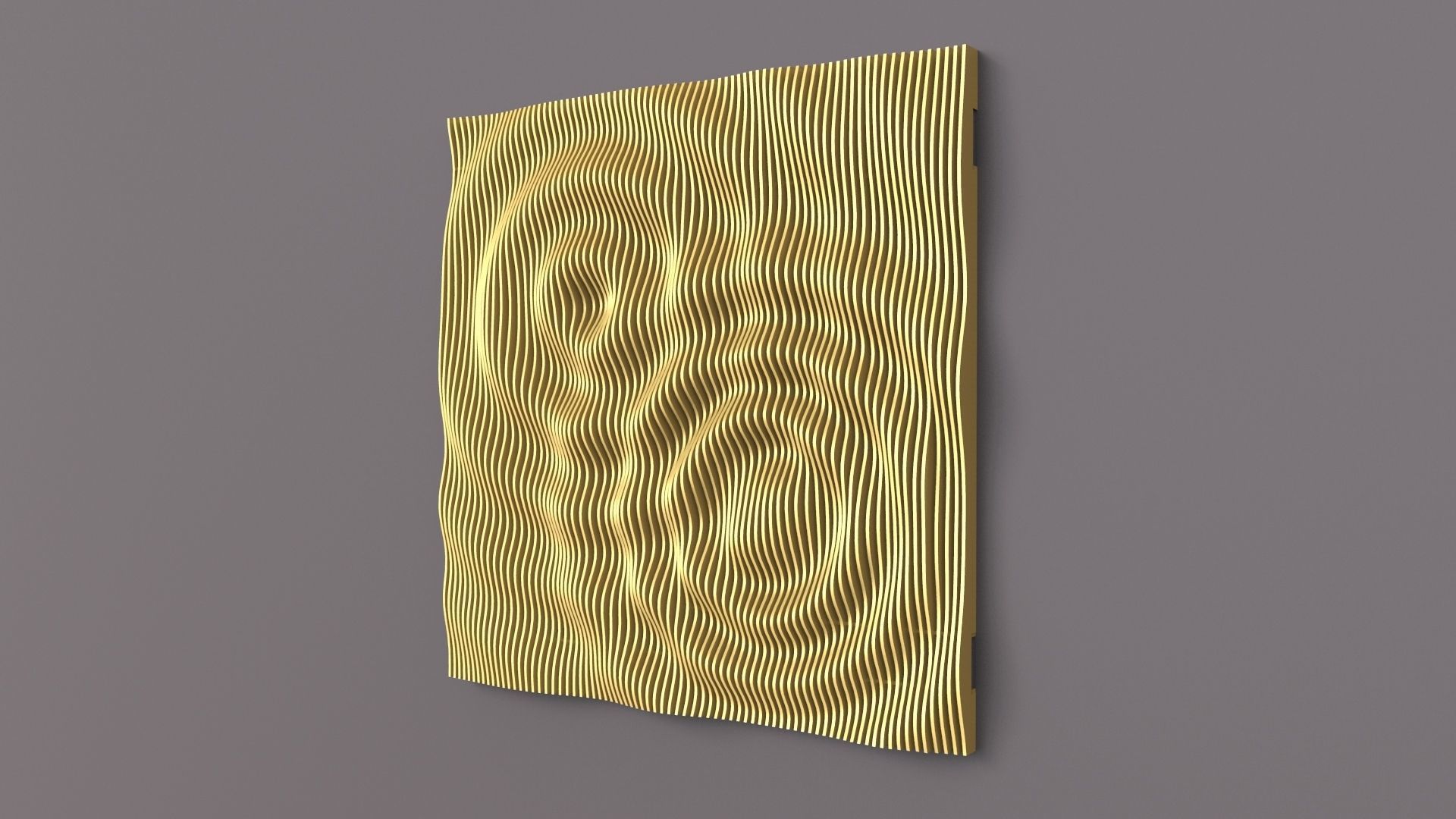 Parametric Wall Panel 3D model | CGTrader