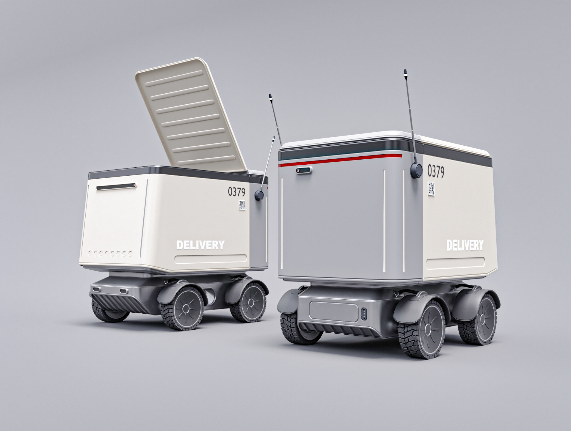 3D model Delivery Robot V01 VR / AR / low-poly | CGTrader