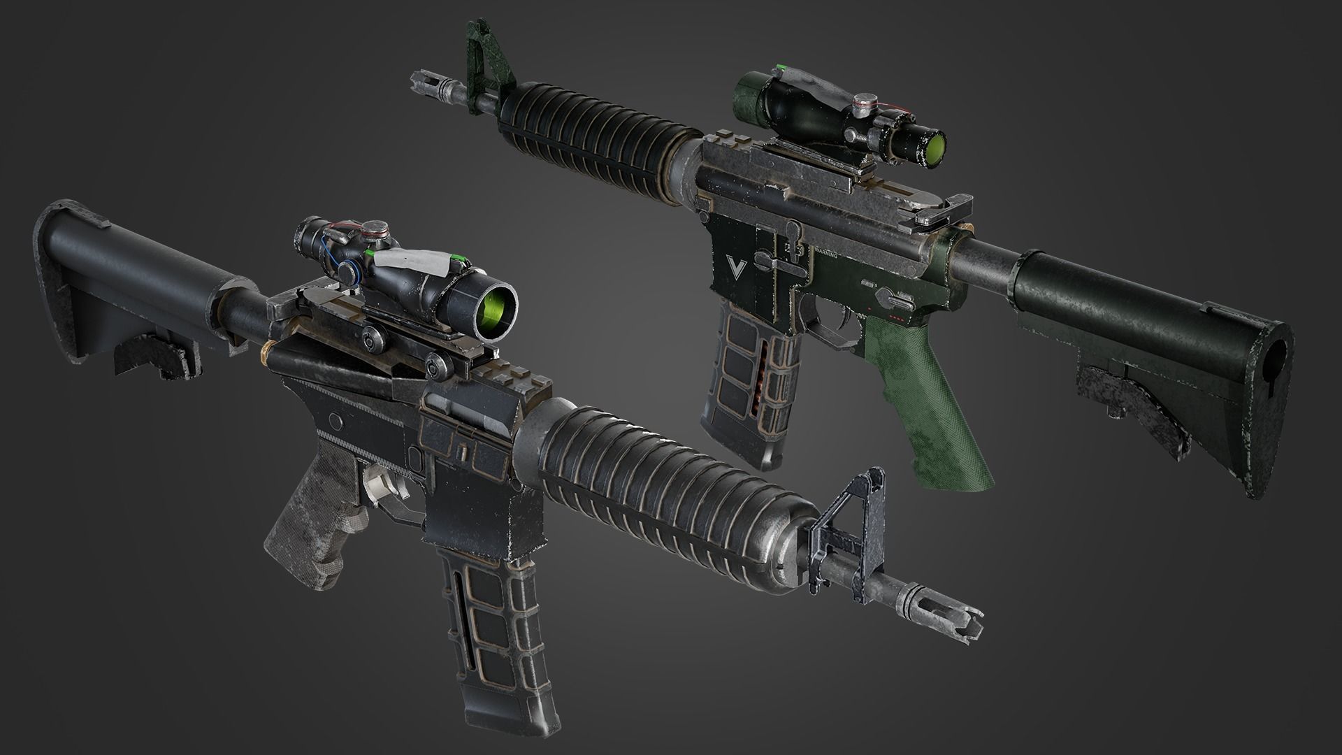 3D model Weapons Pack 5 VR / AR / low-poly | CGTrader