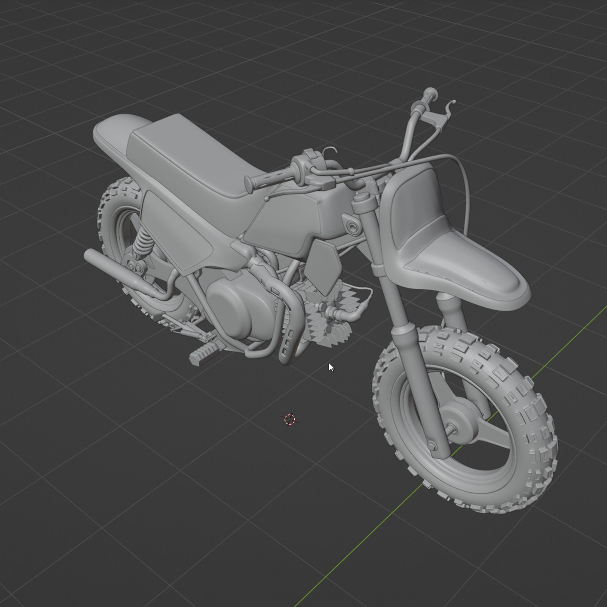 YAMAHA PW 50 3D model | CGTrader