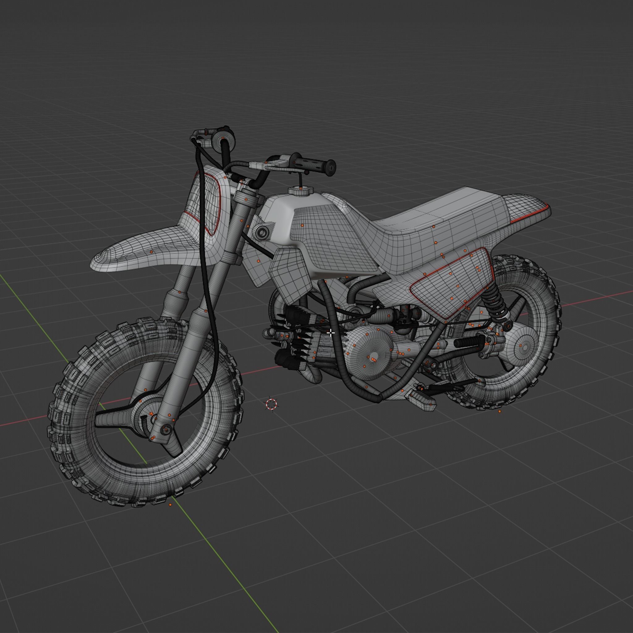 YAMAHA PW 50 3D model | CGTrader