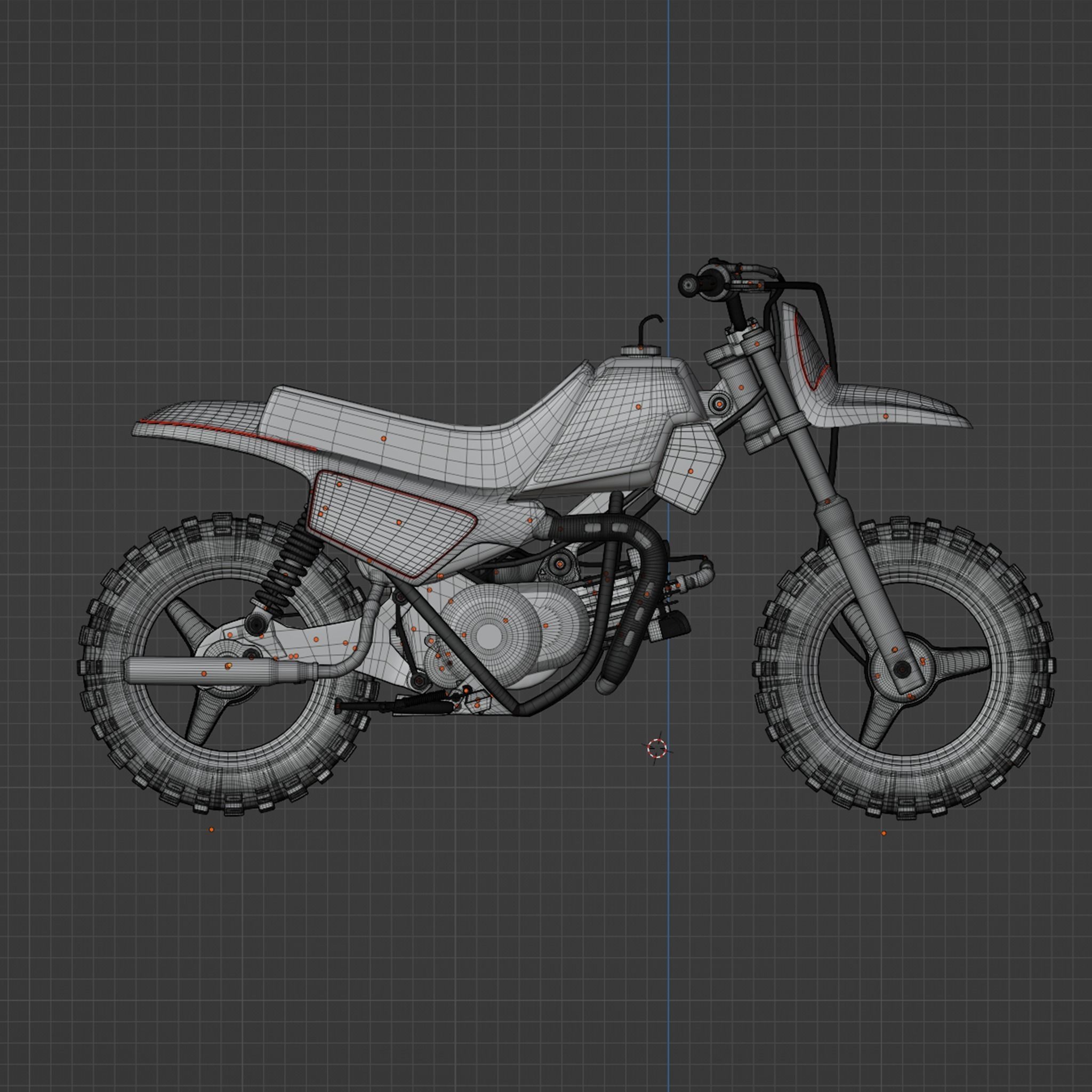 YAMAHA PW 50 3D model | CGTrader