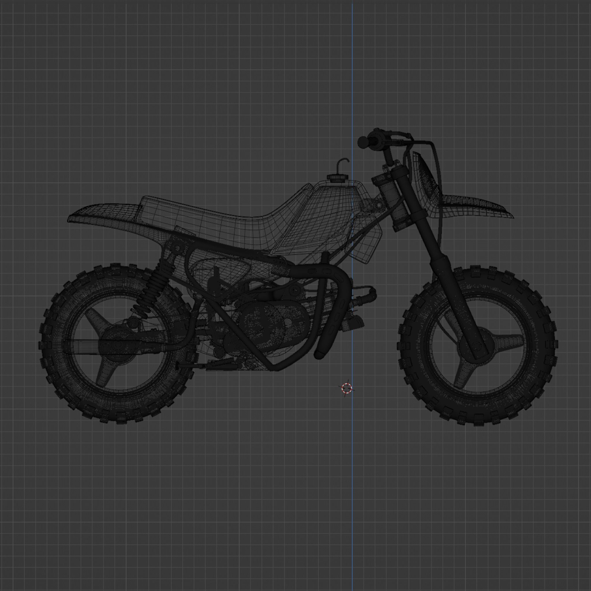 YAMAHA PW 50 3D model | CGTrader