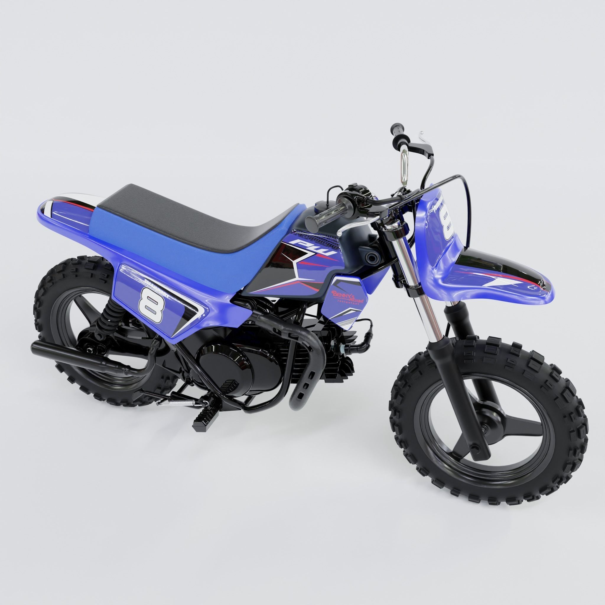 YAMAHA PW 50 3D model | CGTrader