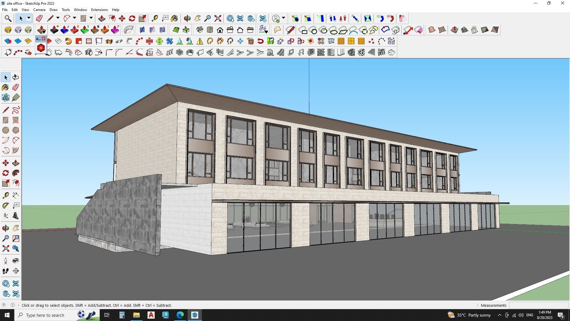 Modern office Building 3d model 3D model | CGTrader