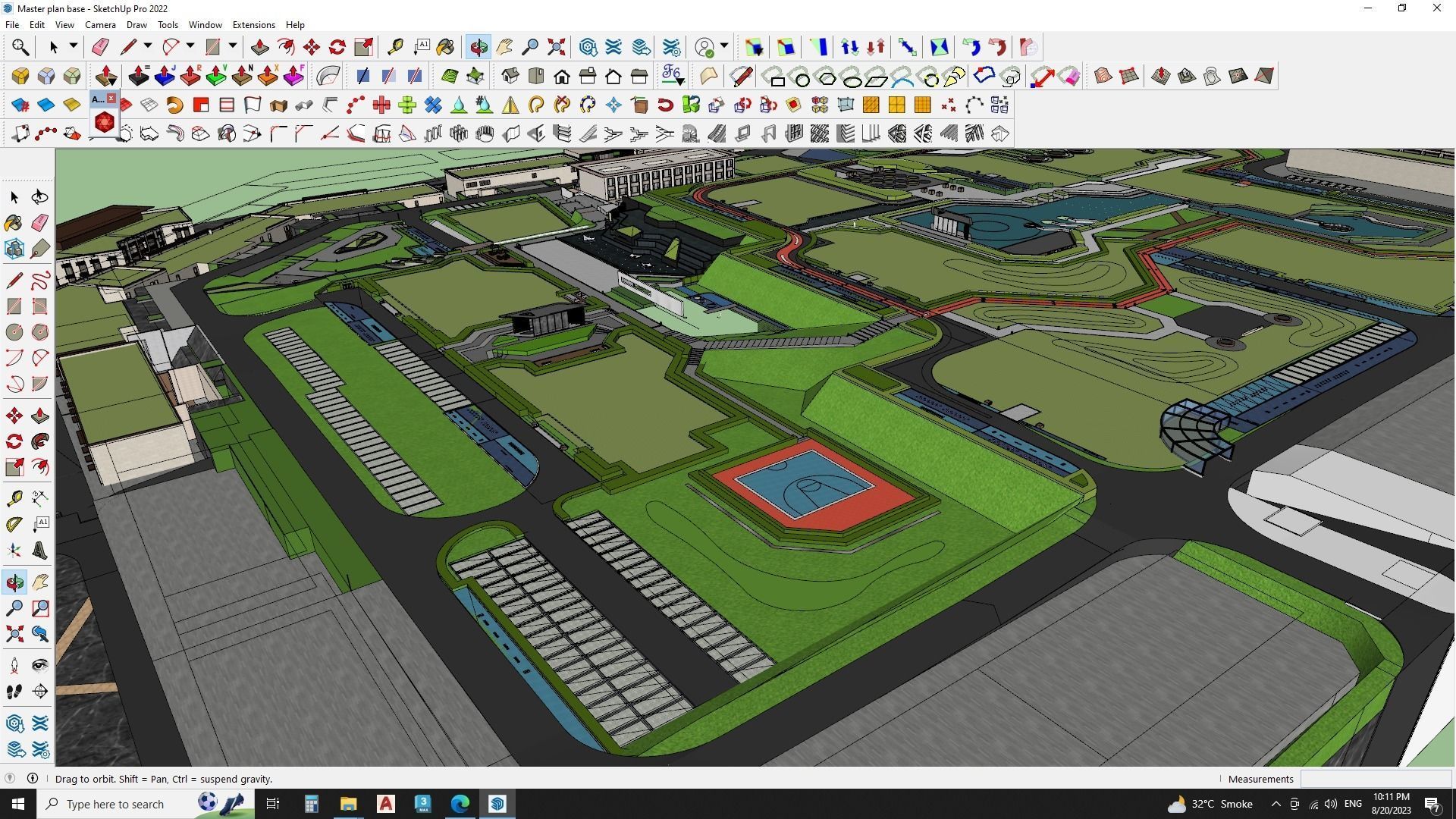 3D model of master plan landscape 3D model | CGTrader