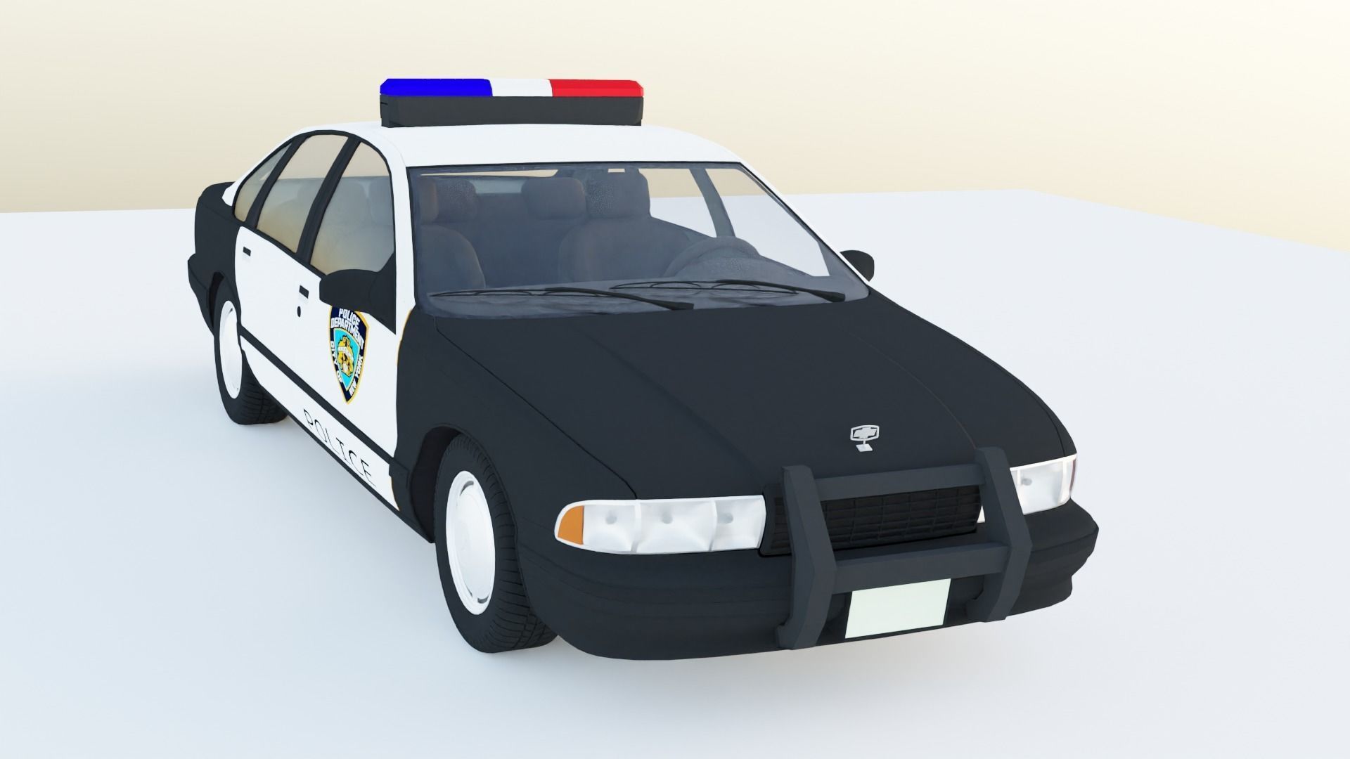 City Police Car 3D model | CGTrader
