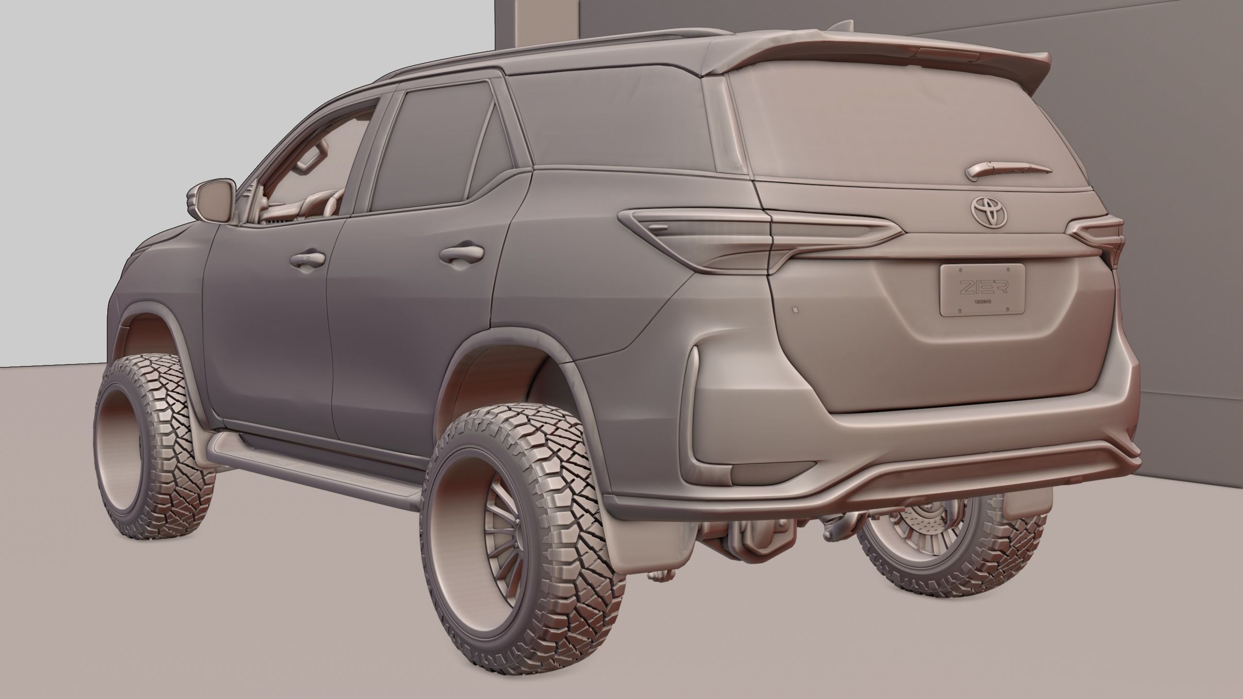 Toyota Fortuner 2022 3D model | CGTrader