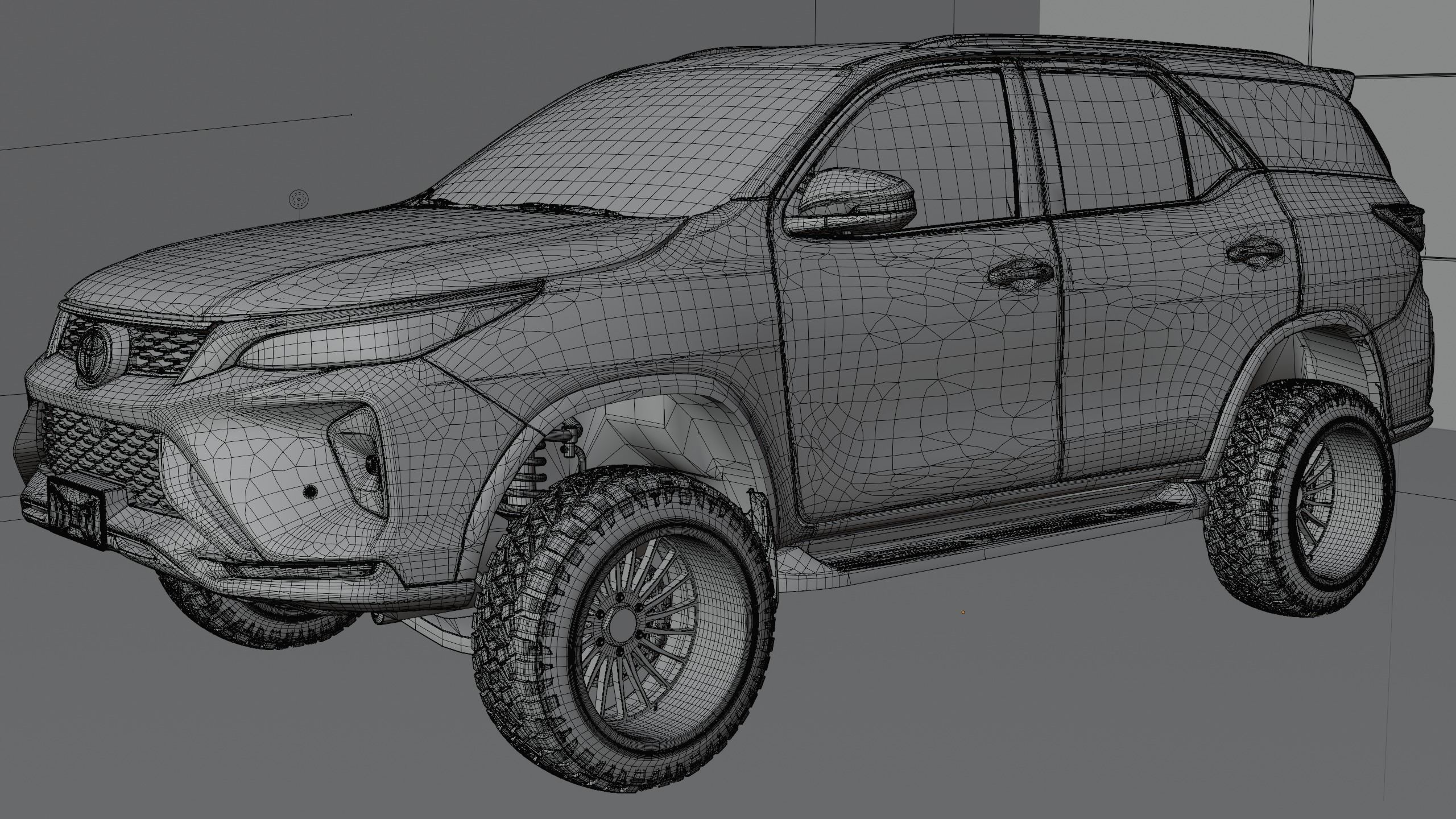Toyota Fortuner 2022 3D model | CGTrader