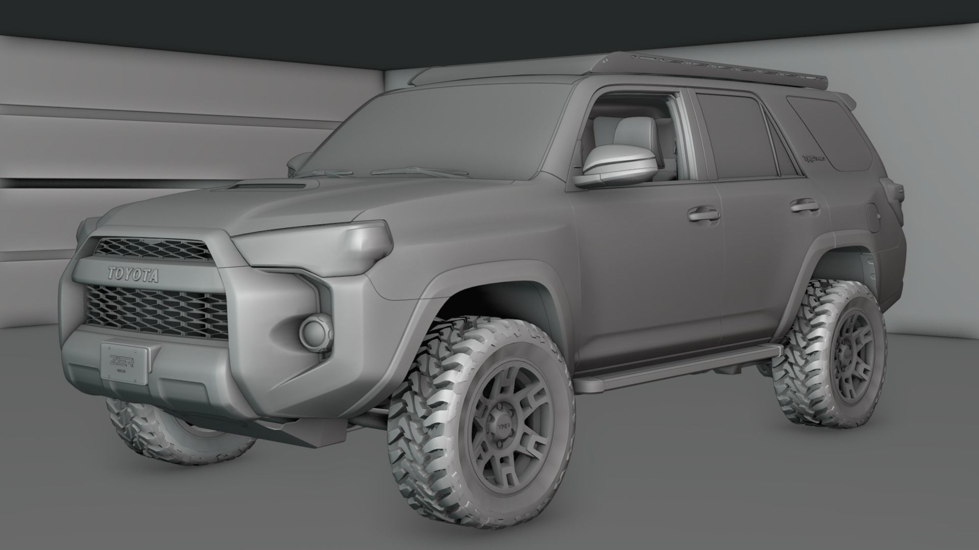 Toyota 4runner TRD 2023 3D model | CGTrader