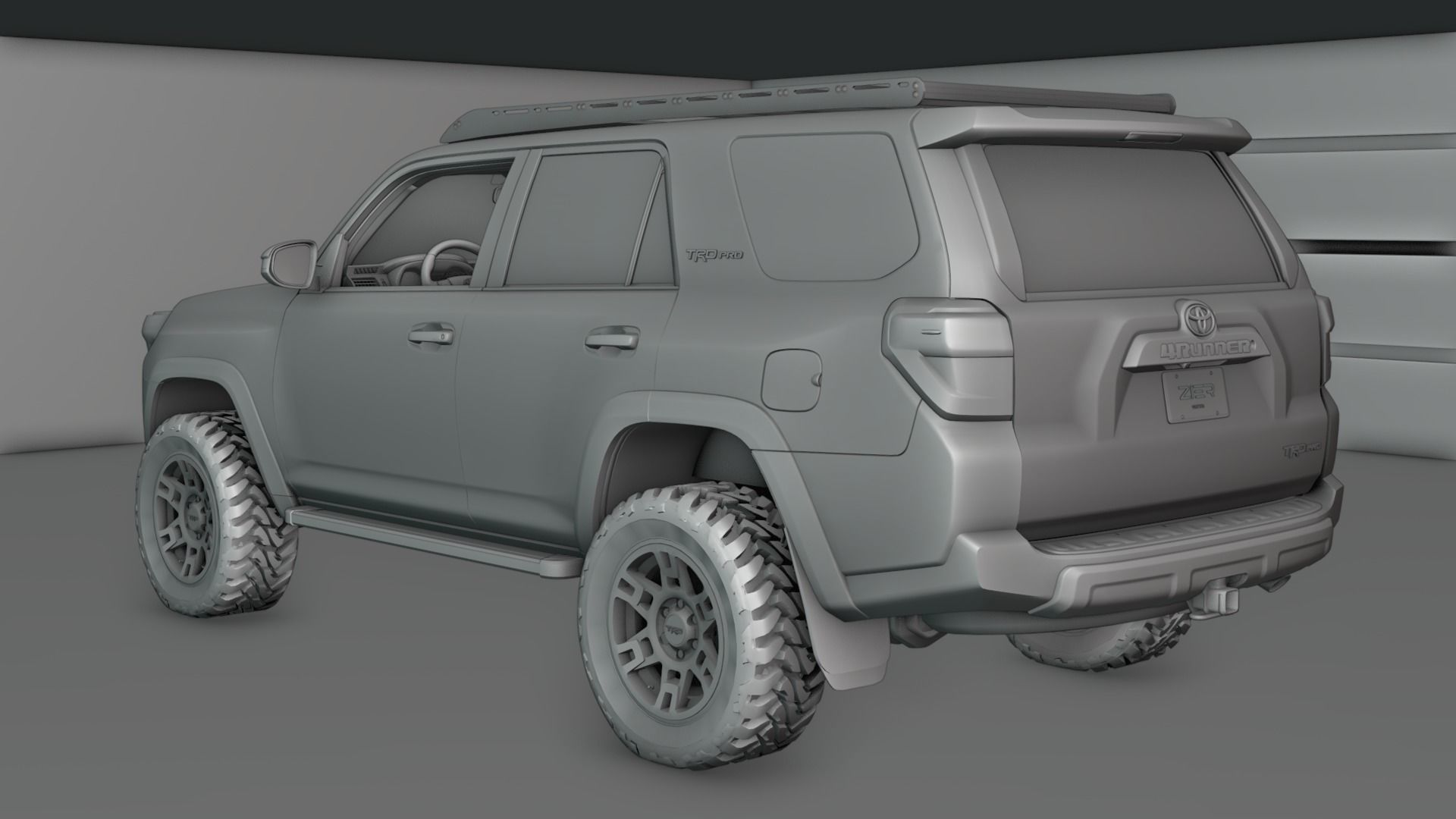 Toyota 4runner TRD 2023 3D model | CGTrader