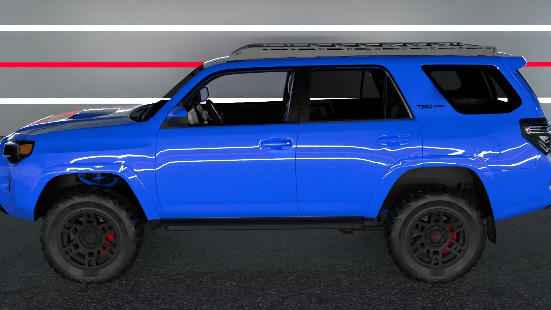 Toyota 4runner TRD 2023 3D model | CGTrader