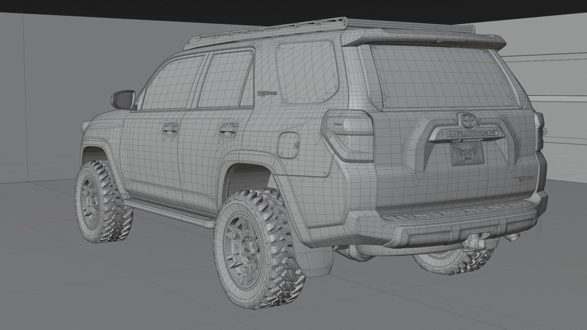 Toyota 4runner TRD 2023 3D model | CGTrader