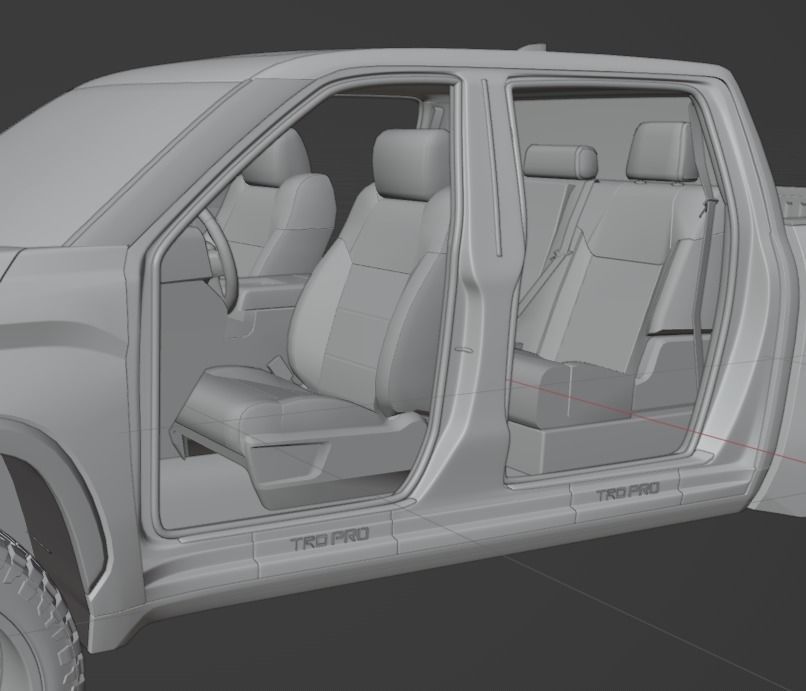 Toyota Tundra 2023 3D model | CGTrader