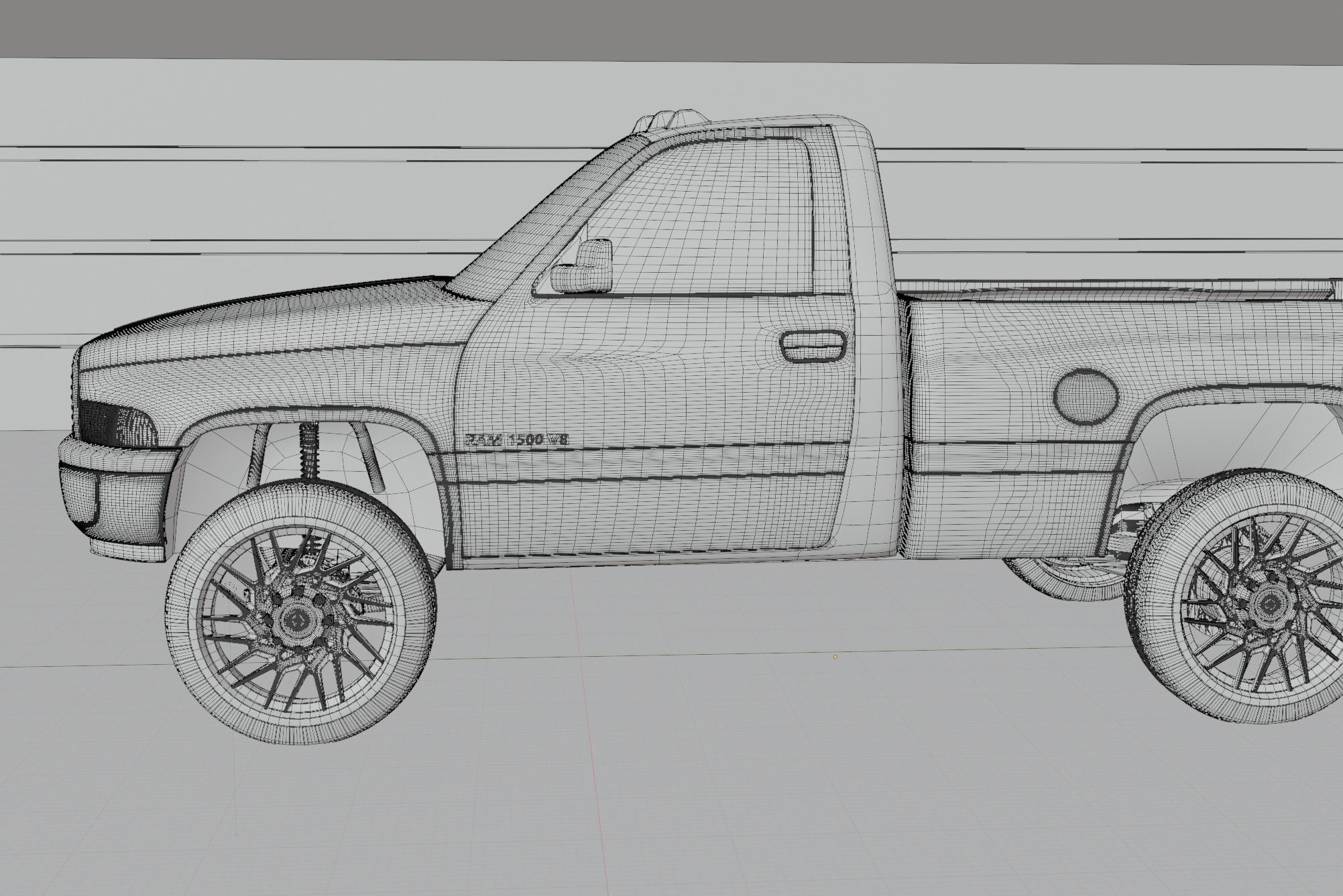 Dodge Ram 1500 old 3D model | CGTrader