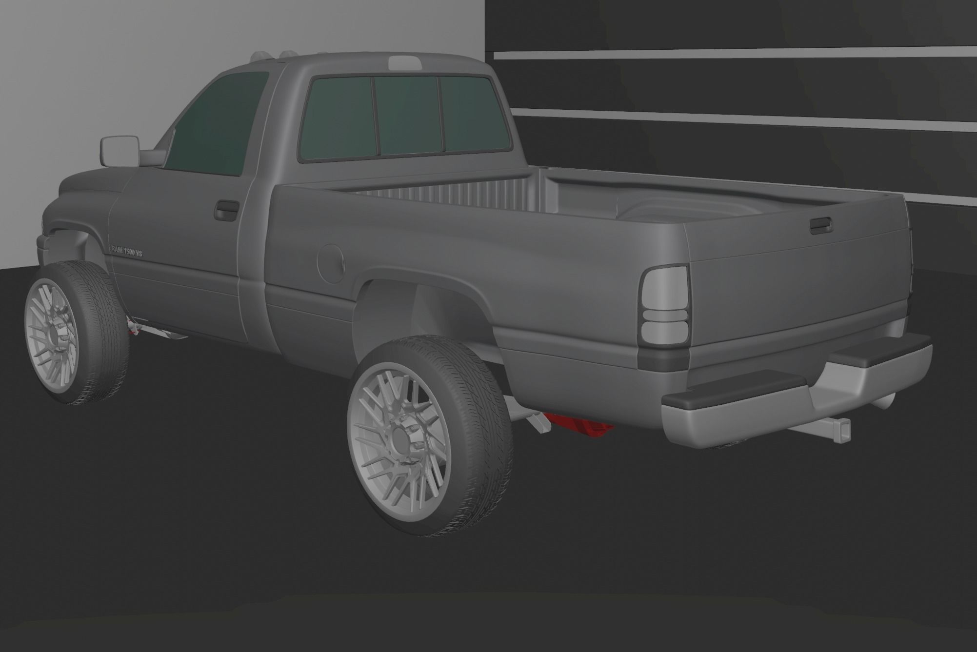 Dodge Ram 1500 old 3D model | CGTrader