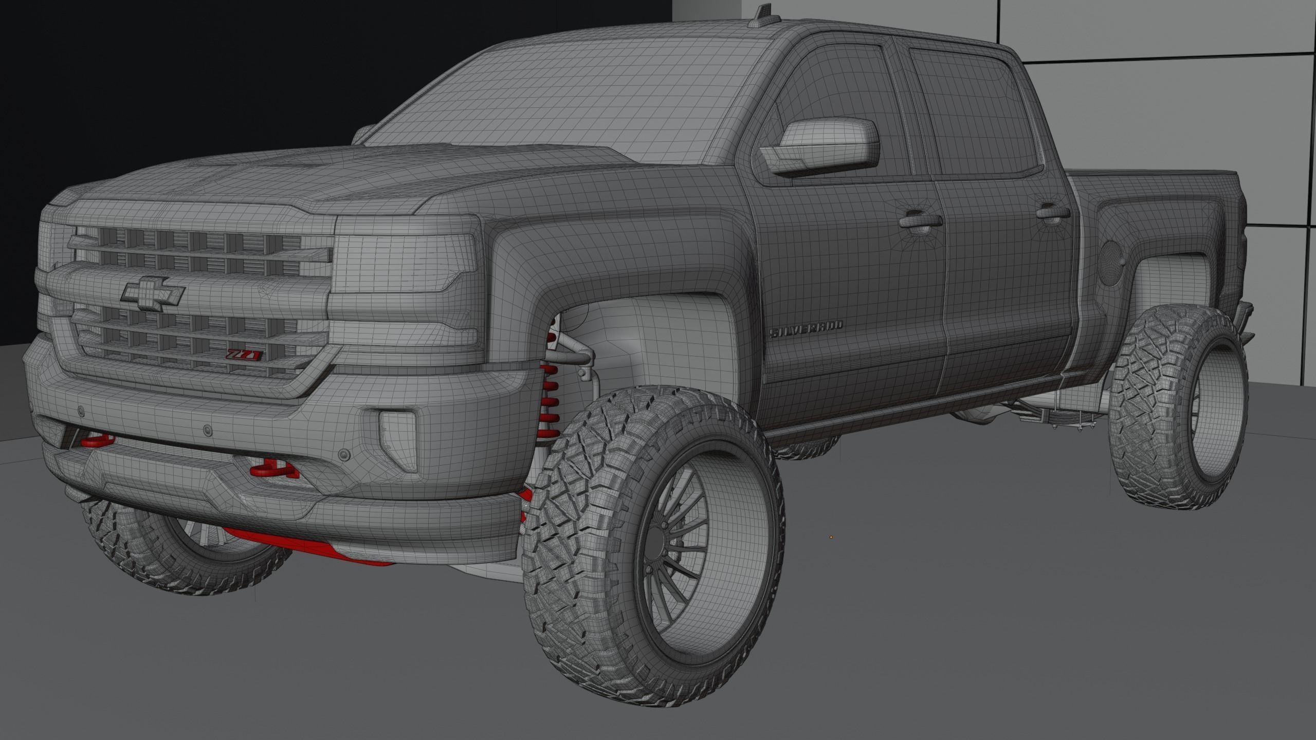 Chevrolet Silverado LT Z71 Cab 3D model | CGTrader