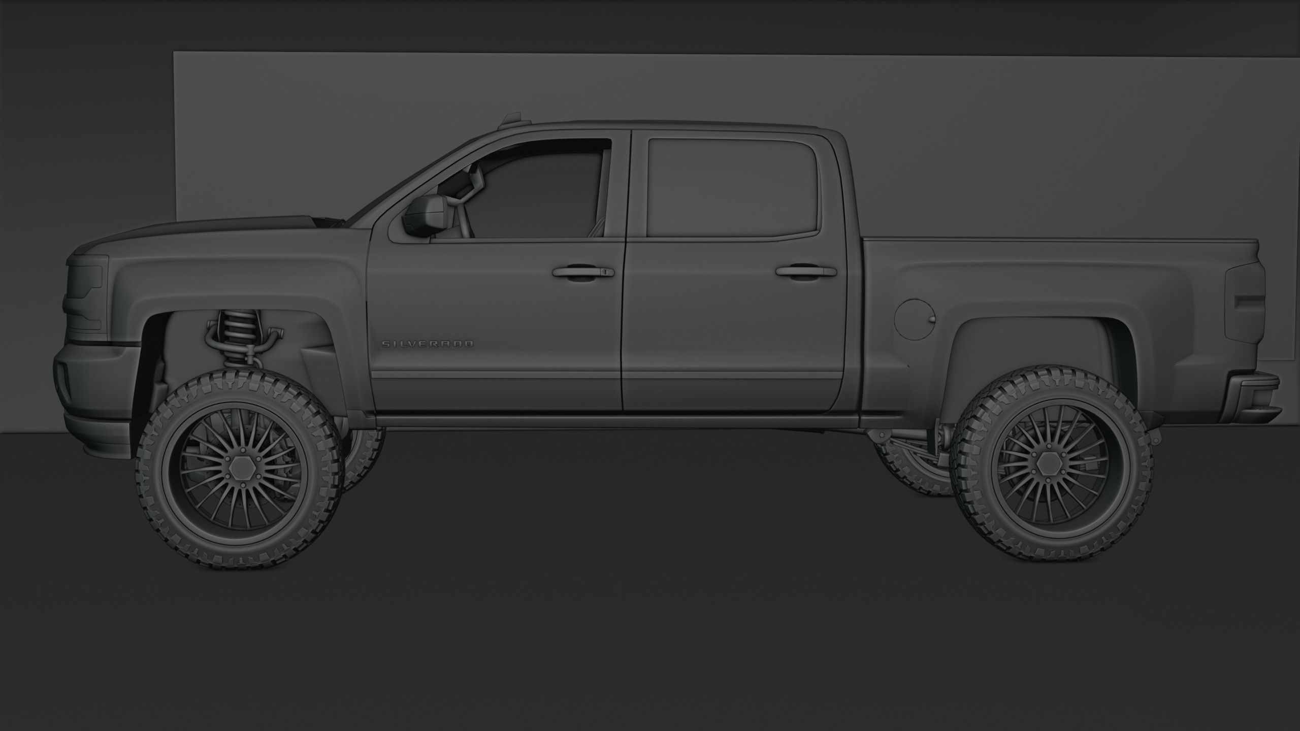 Chevrolet Silverado LT Z71 Cab 3D model | CGTrader