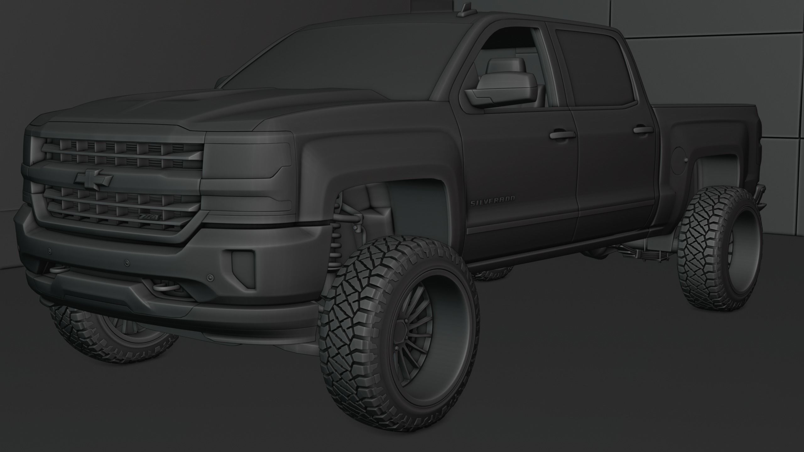 Chevrolet Silverado LT Z71 Cab 3D model | CGTrader