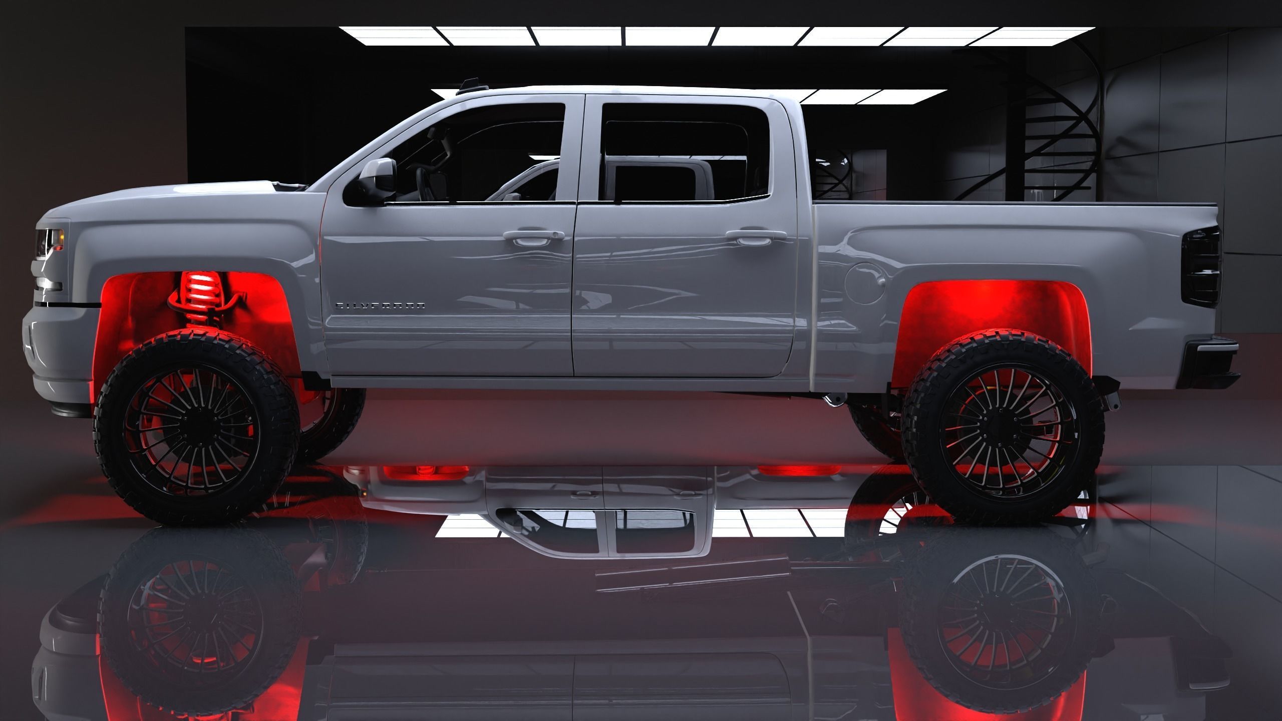 Chevrolet Silverado LT Z71 Cab 3D model | CGTrader