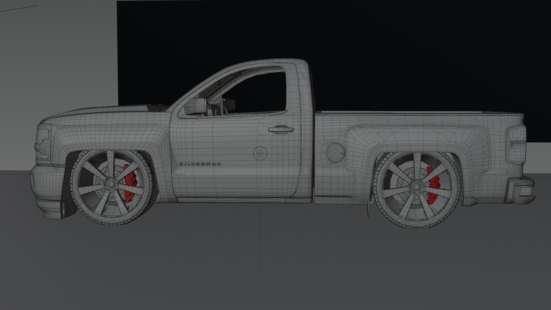 Chevrolet Silverado Z71 Single Cab Modified 3D model | CGTrader
